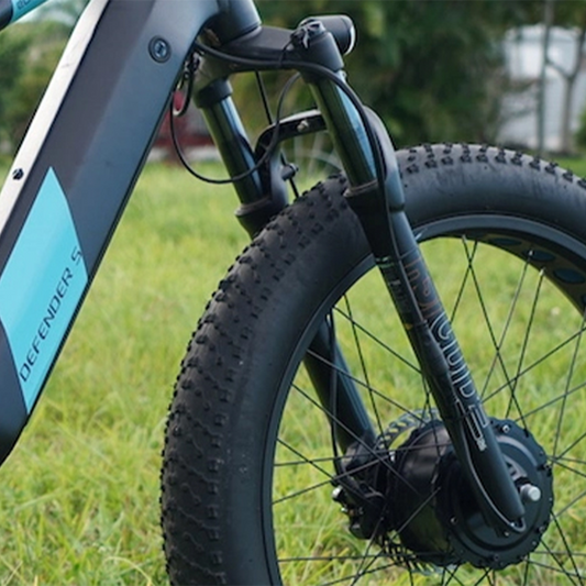 Defender-S & Fat-HS Fat Tire Hunting Ebike & Dual Suspension Mountain ...